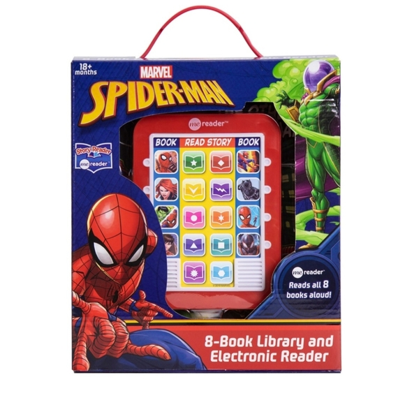 Marvel | Toys | Marvel Spiderman Me Reader Electronic Reader And 8 ...